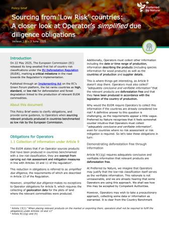 EU Deforestation Regulation (EUDR) Training | Preferred by Nature